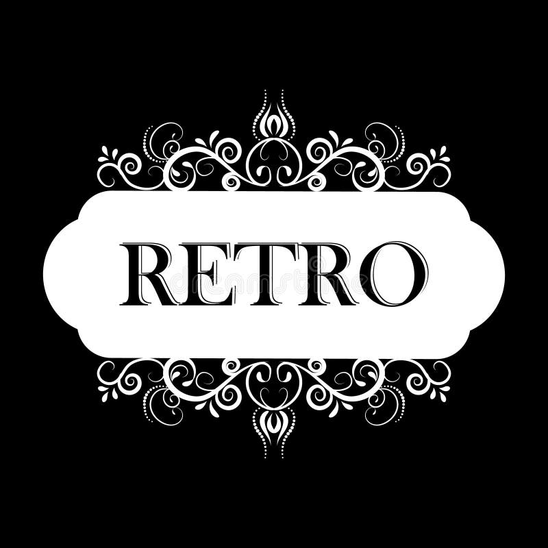 Vector Illustration of Old Style Label Stock Vector - Illustration of ...