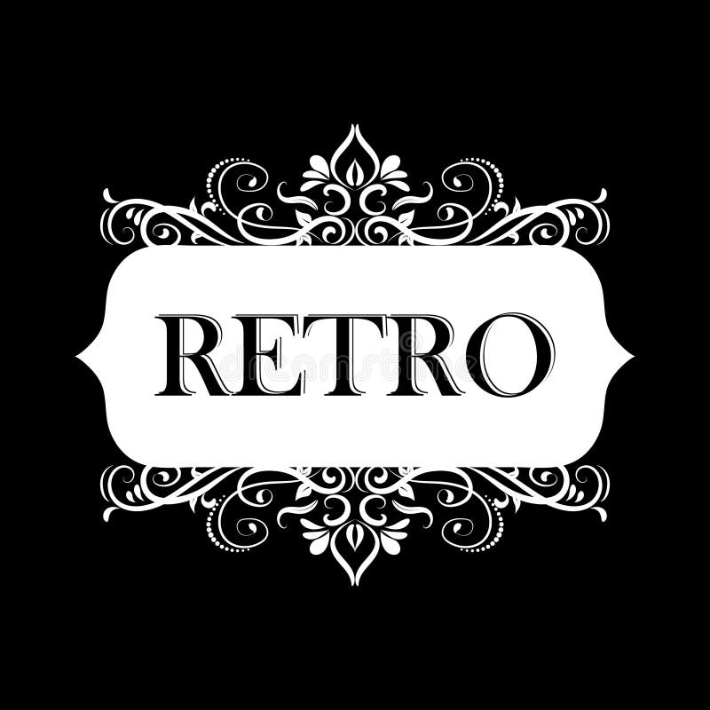 Vector Illustration of Old Style Label Stock Vector - Illustration of ...