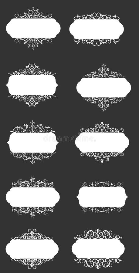 Vector Illustration of Old Style Label Stock Vector - Illustration of ...