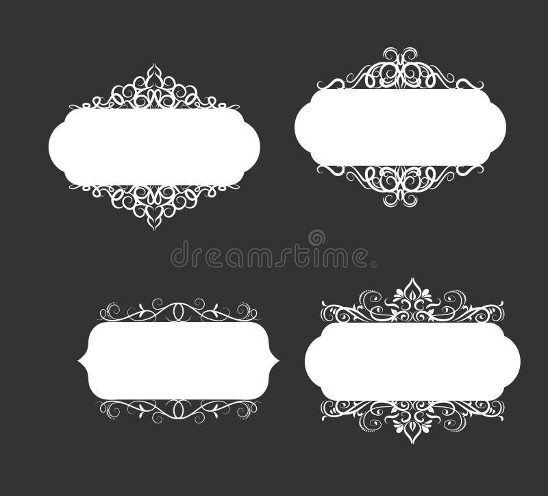 Vector Illustration of Old Style Label Stock Vector - Illustration of ...