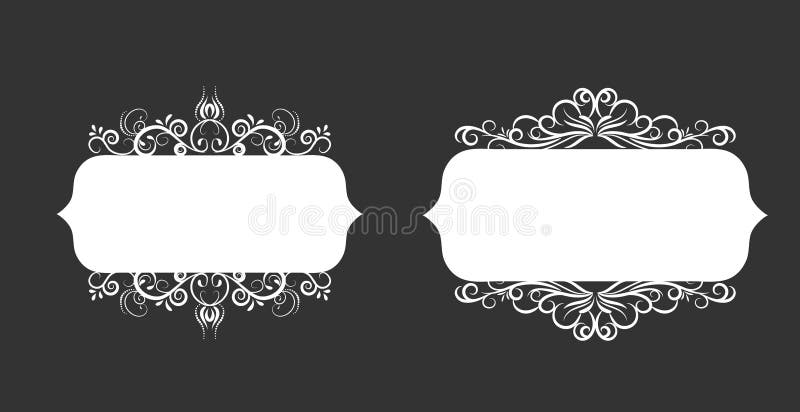 Vector Illustration of Old Style Label Stock Vector - Illustration of ...