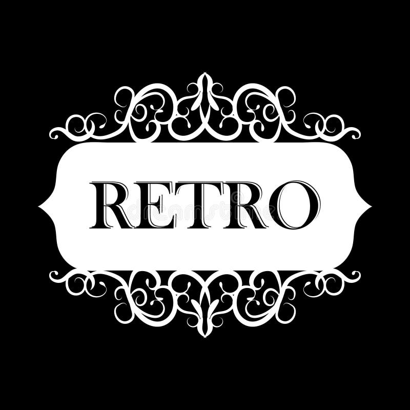 Vector Illustration of Old Style Label Stock Vector - Illustration of ...