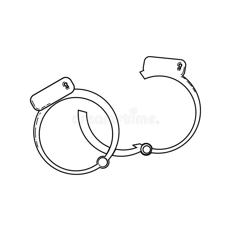 Handcuffs Doodle Stock Illustrations – 252 Handcuffs Doodle Stock ...