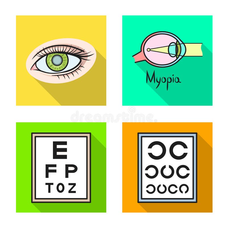 Vector Design of Optometry and Medicine Logo. Collection of Optometry ...