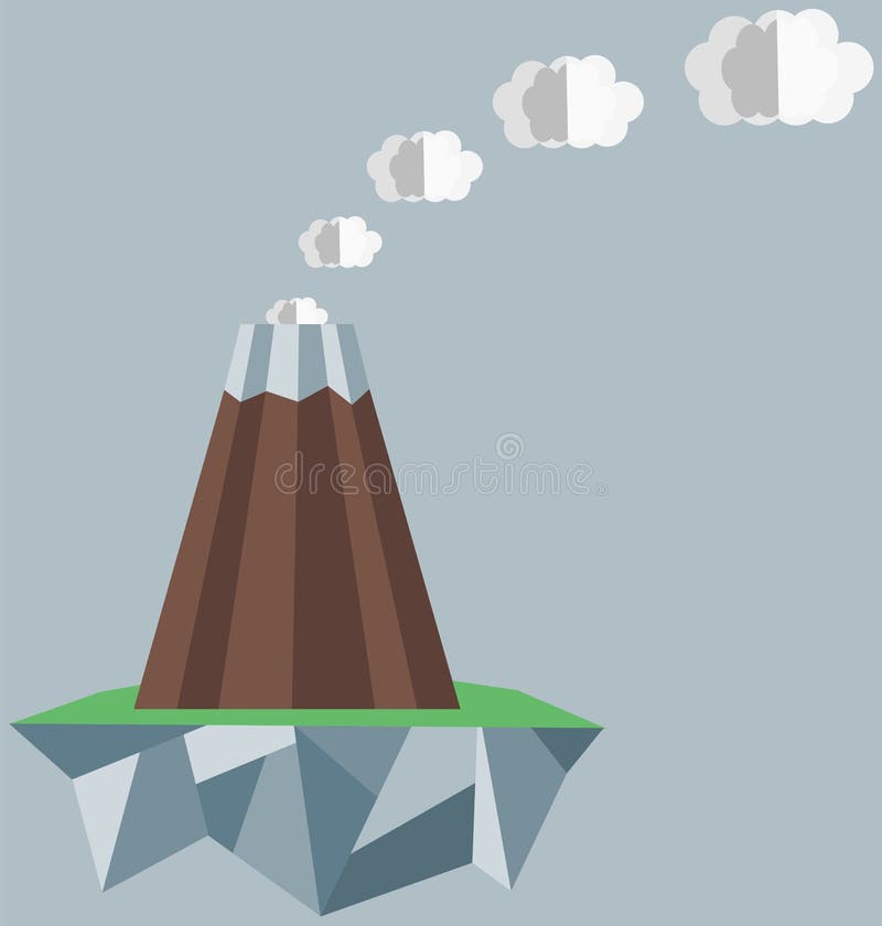 Origami Volcanic Island Stock Illustrations – 5 Origami Volcanic Island ...