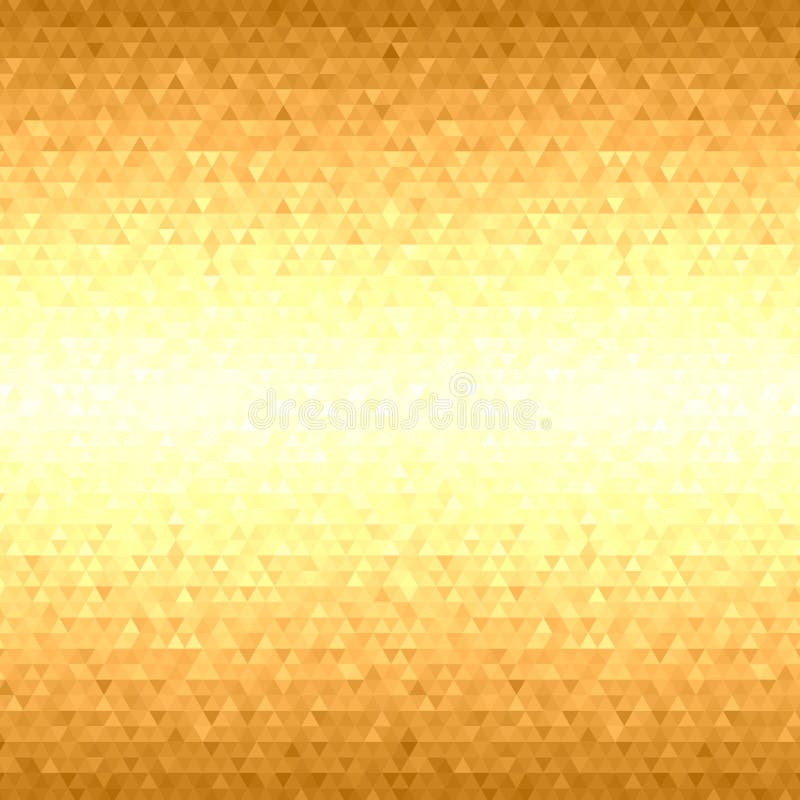 Abstract Seamless Gold Background from Gold Triangles Stock Vector ...