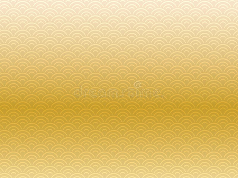 Golden Japanese Pattern Background Image Stock Vector - Illustration of ...
