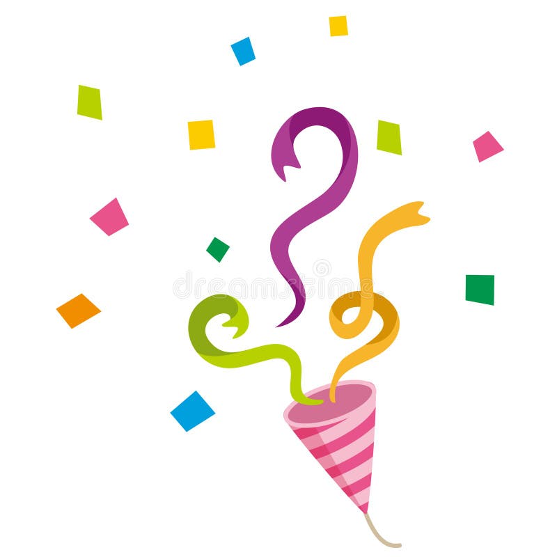 Illustration of a cracker stock vector. Illustration of celebration ...