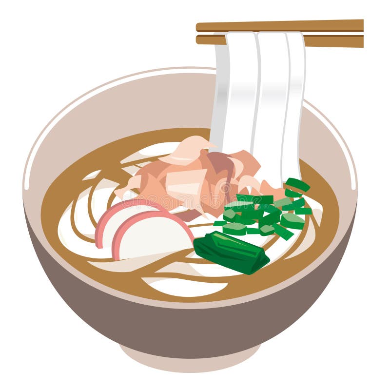 Illustration of Udon Noodle Stock Vector - Illustration of design ...