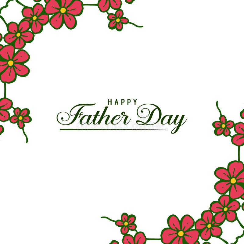 Vector Illustration Ornament of Floral Frame for Poster Congratulation ...