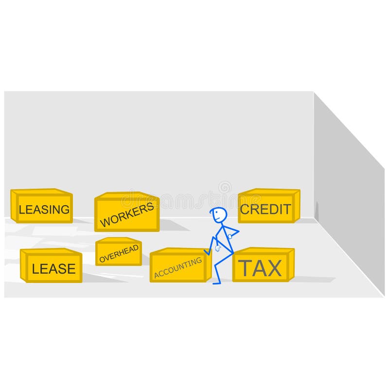 Vector Illustration of Overhead Stock Vector - Illustration of ambition ...