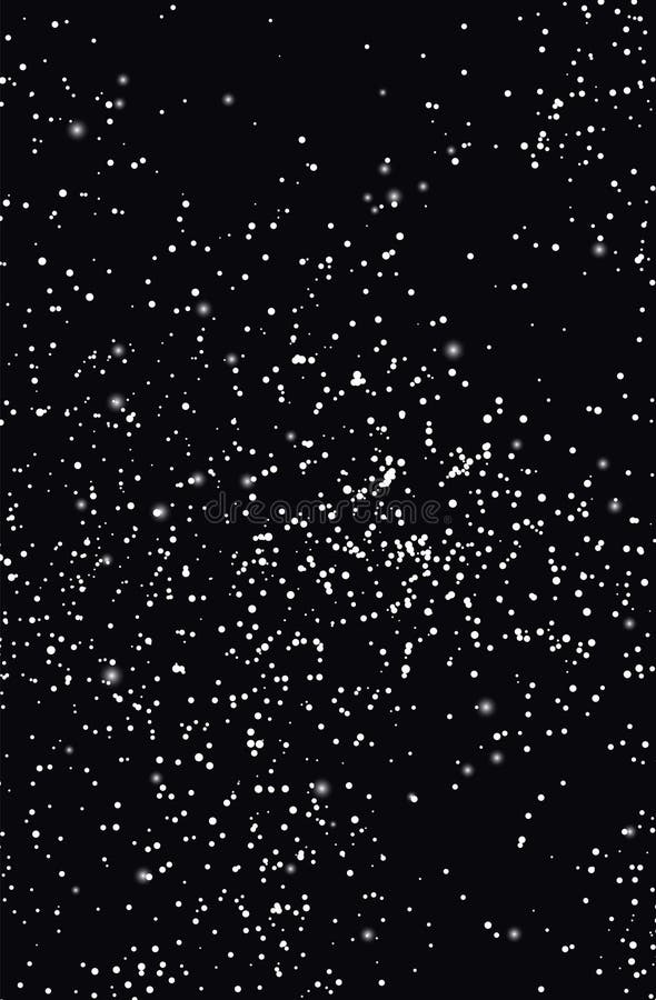 Vector Illustration of Overlay Effect with Small Sparkling Snow or Dust ...