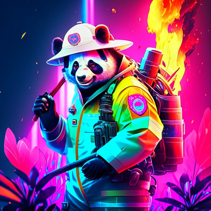 Firefighter Panda Stock Illustrations – 28 Firefighter Panda Stock ...