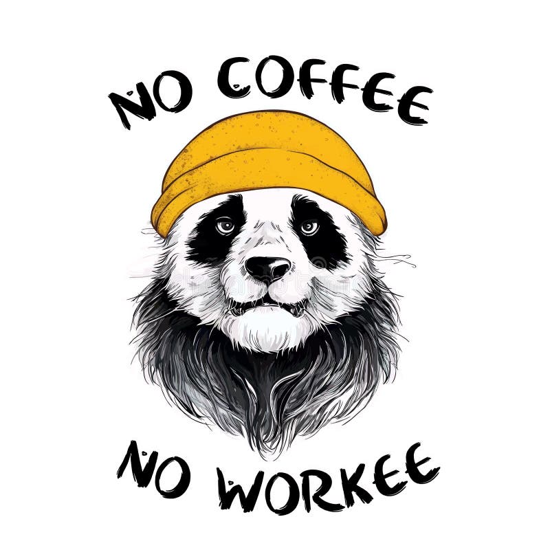 Vector Illustration of a Panda in a Pirate Costume. Cute Animal Stock ...