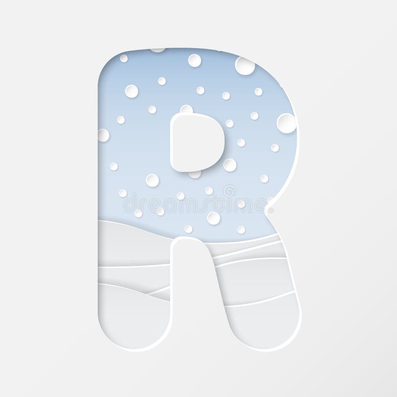 Letter R Snow Stock Illustrations – 182 Letter R Snow Stock ...