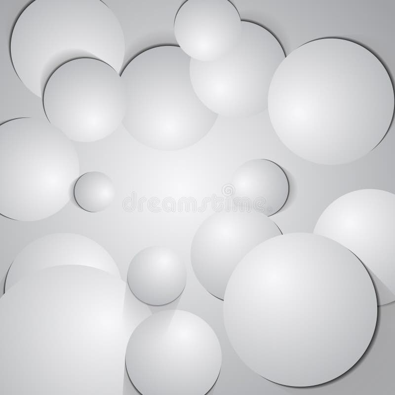 Vector Illustration of Paper Round Notes. Eps10 Stock Vector ...