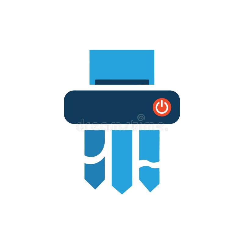 Paper Shredder Icon stock vector. Illustration of recycle - 399063155