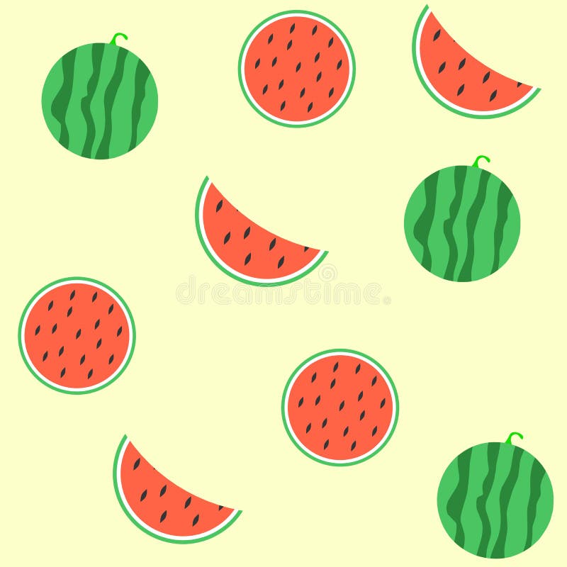 Patern Watermelon Background Stock Illustrations – 28 Patern Watermelon ...