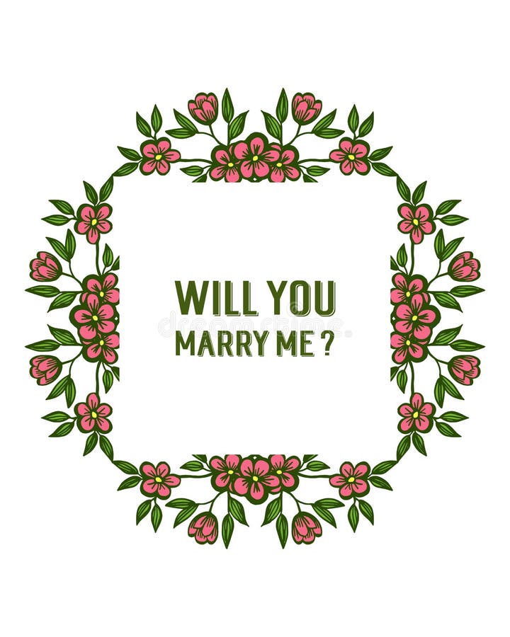 Vector Illustration Pattern Art Leaf Floral Frame for Template Will You ...