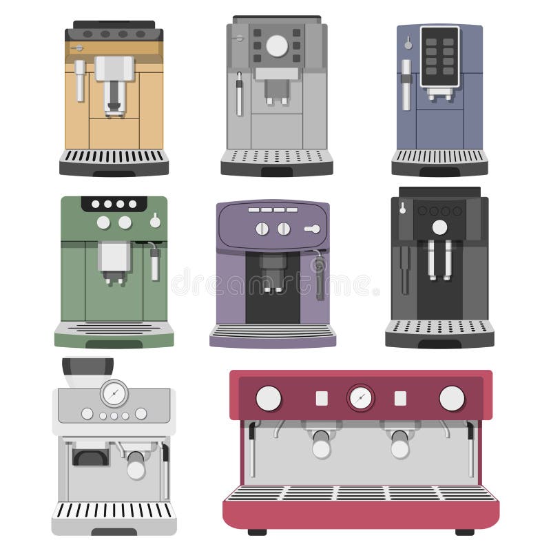 Vintage Coffee Machines Stock Illustrations – 83 Vintage Coffee ...