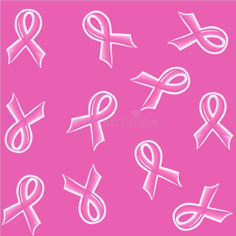 Vector Illustration of Pattern of Pink Support Rib Stock Vector ...