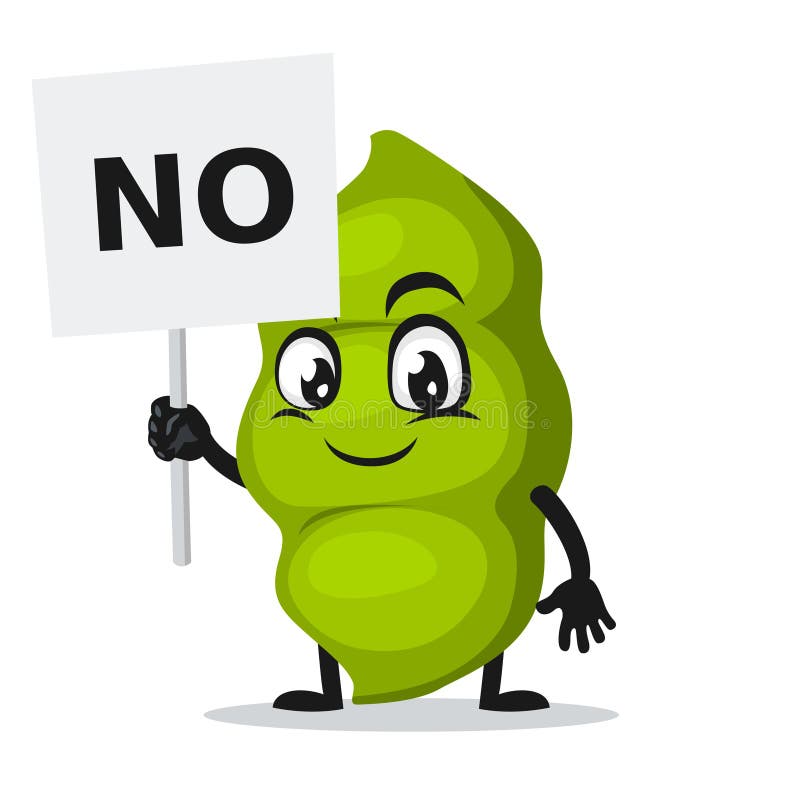 Vector Illustration of Peas Mascot or Character Stock Vector ...