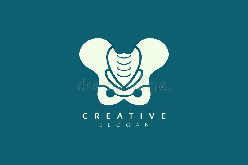 Vector Illustration of Pelvic Bone Shape Design Stock Vector ...