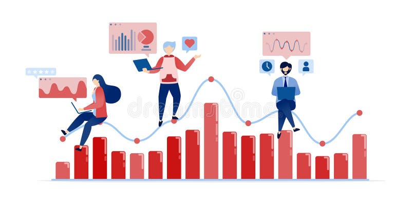 Financial Performance Charts Stock Illustrations – 6,069 Financial ...