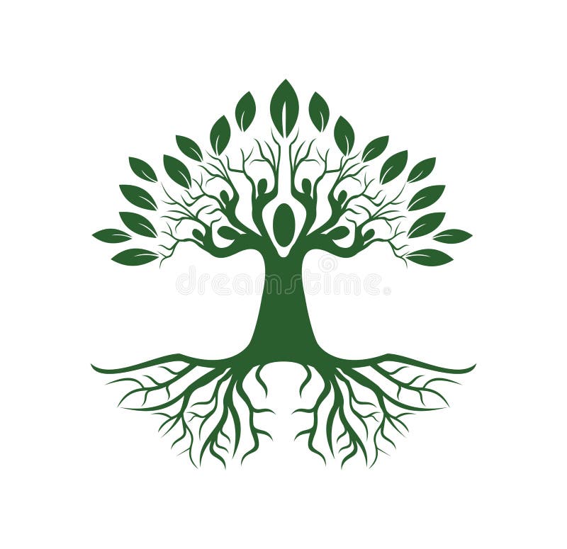 One Eye Tree People Sign stock vector. Illustration of eyes - 214279471