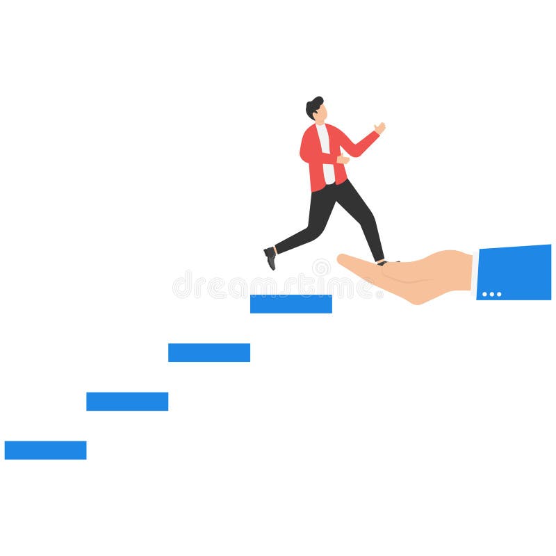 Vector Illustration. Personal Development Concept. Future Success ...