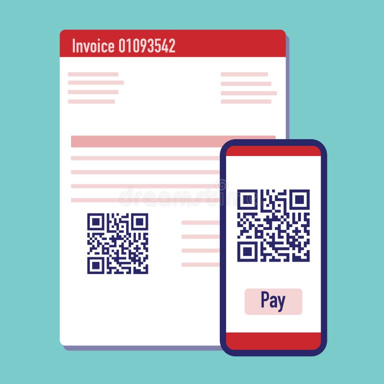 Invoice Qr Stock Illustrations – 140 Invoice Qr Stock Illustrations ...