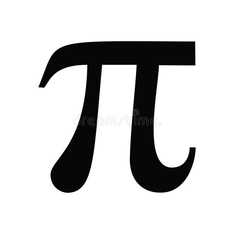 Vector Illustration of the PI Symbol Icon Stock Vector - Illustration ...