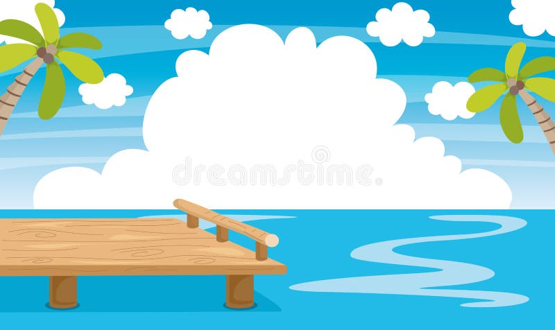 Cartoon Seaside Pier Stock Illustrations – 210 Cartoon Seaside Pier ...