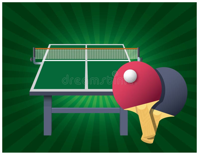 Ping Pong table boards stock vector. Illustration of game - 119051756