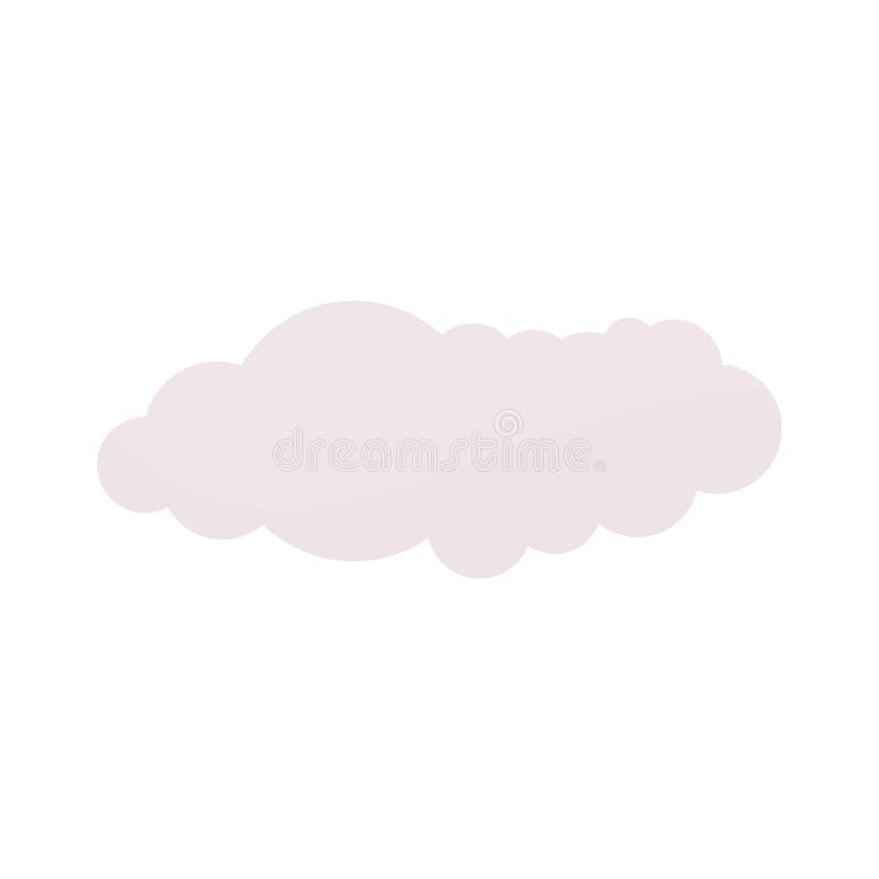 Vector Illustration of Pink Cloud Stock Vector - Illustration of symbol ...