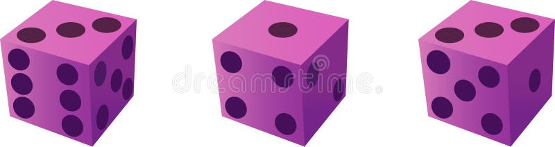 Pink Dice Clipart 6