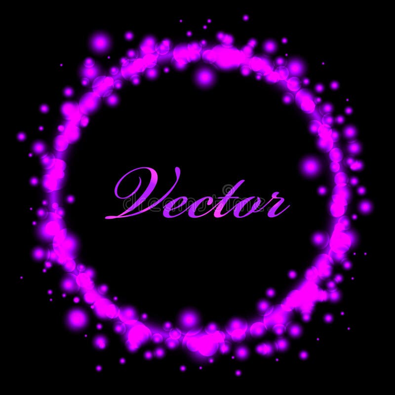 Pink magic frame stock vector. Illustration of card, blur - 30041918