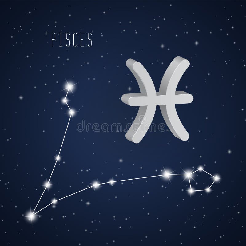 Pisces Constellation Stock Illustrations – 17,011 Pisces Constellation ...