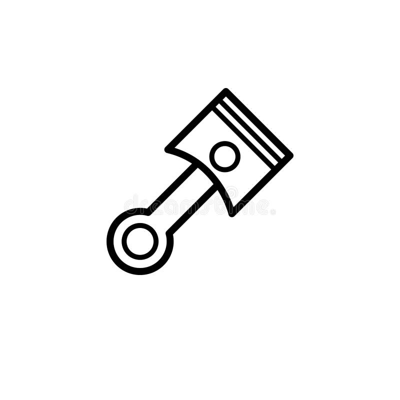 Piston Icon Vector Design Template Stock Vector - Illustration of ...