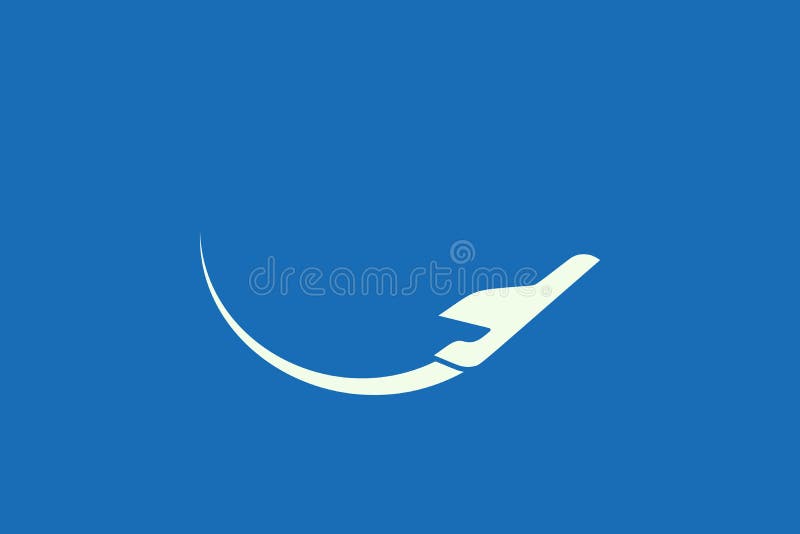 Vector Illustration of Plane Shape Design Stock Vector - Illustration ...
