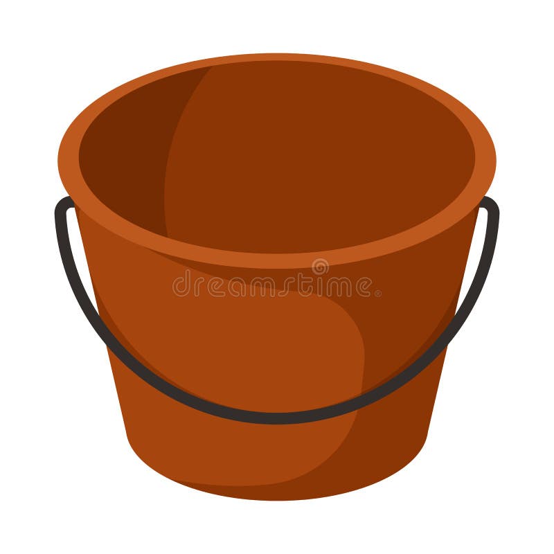 Vector Illustration of Plastic and Bucket Sign. Set of Plastic and ...
