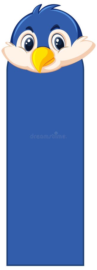 A playful blue penguin stock vector. Illustration of vibrant - 316817713