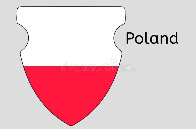 Polish Flag Icon, Poland Country Flag Vector Illustration Stock Vector ...