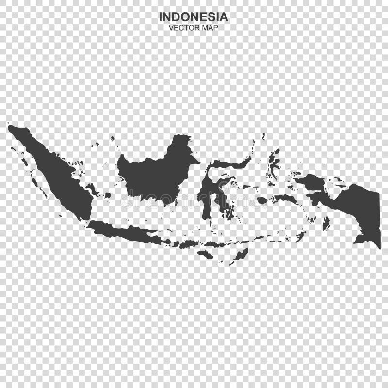Political Map of Indonesia Isolated on Transparent Background Stock ...