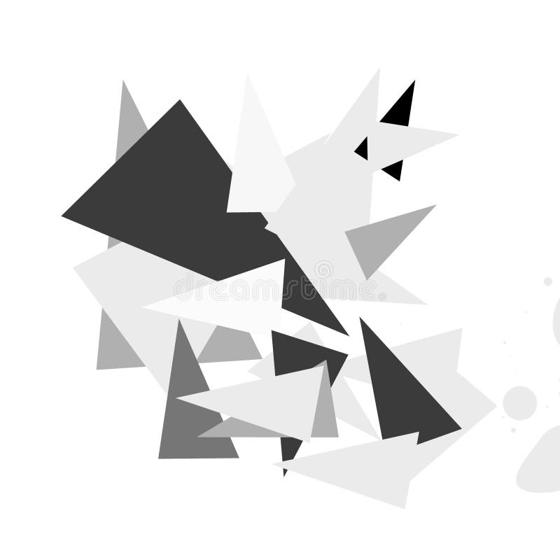 Vector Illustration.Polygon Geometry Background. Abstract Polygonal ...