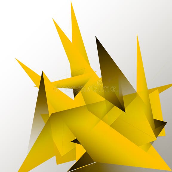 Vector Illustration.Polygon Geometry Background. Abstract Polygonal ...