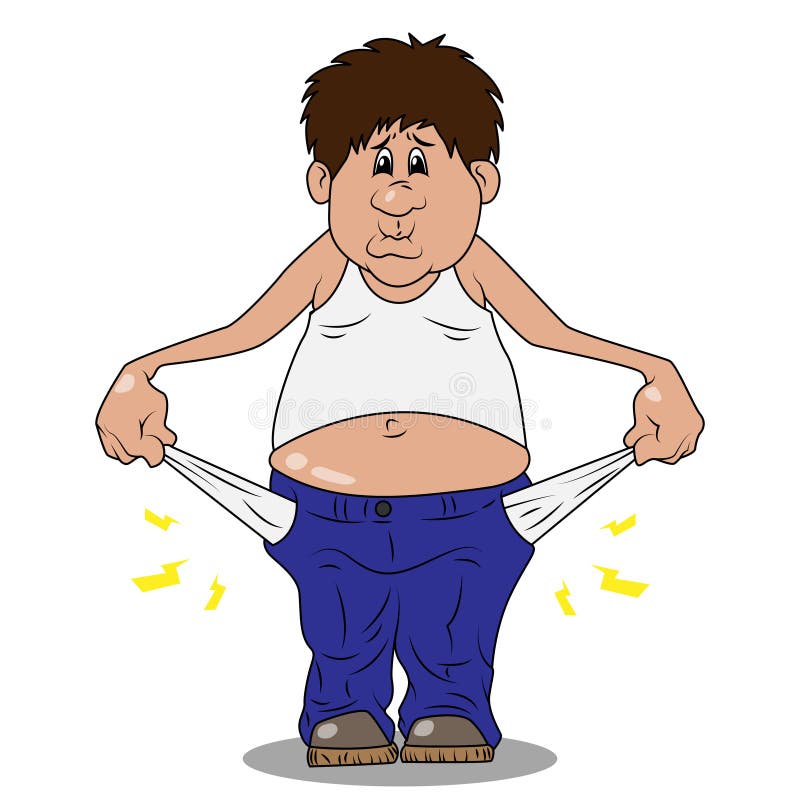 Vector Illustration of a Poor Man Stock Vector - Illustration of ...