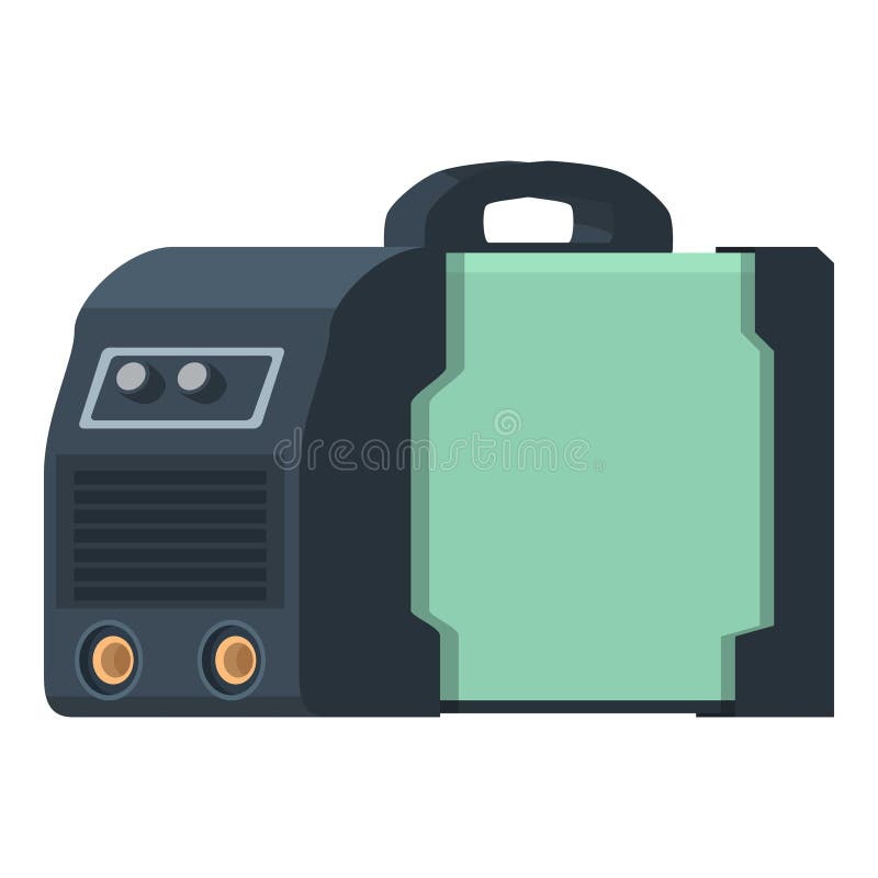 Vector Illustration of Portable Generator Stock Vector - Illustration ...