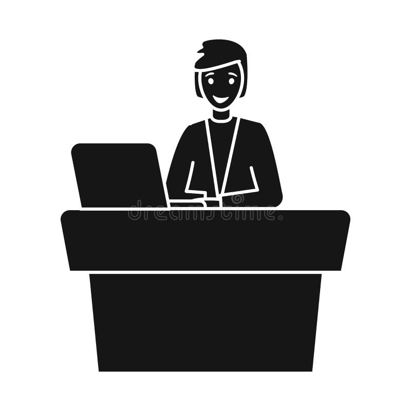 Vector Illustration of Presenter and Show Logo. Graphic of Presenter ...