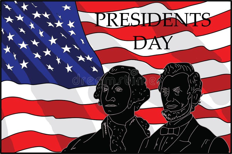 Vector Illustration of Presidents Day Stock Vector - Illustration of ...
